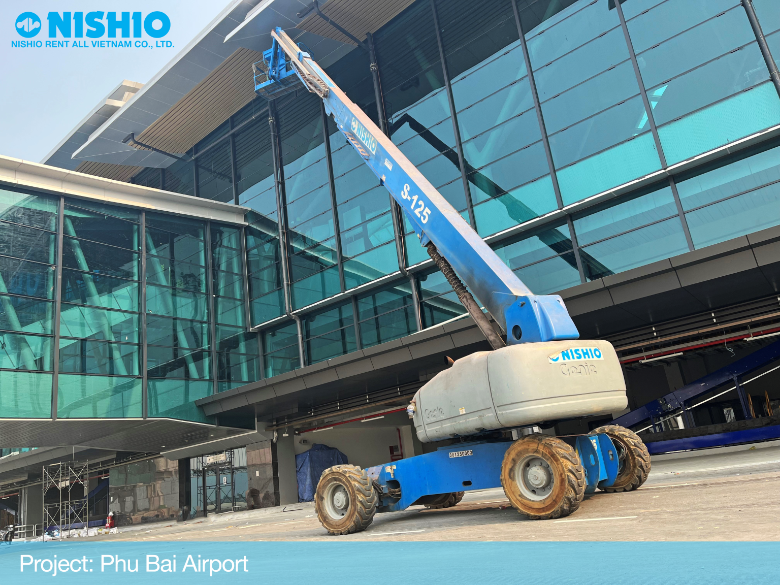 NISHIO cung cấp Xe Nâng Người cho dự án Nhà ga T2 Sân bay Phú Bài – Huế ...