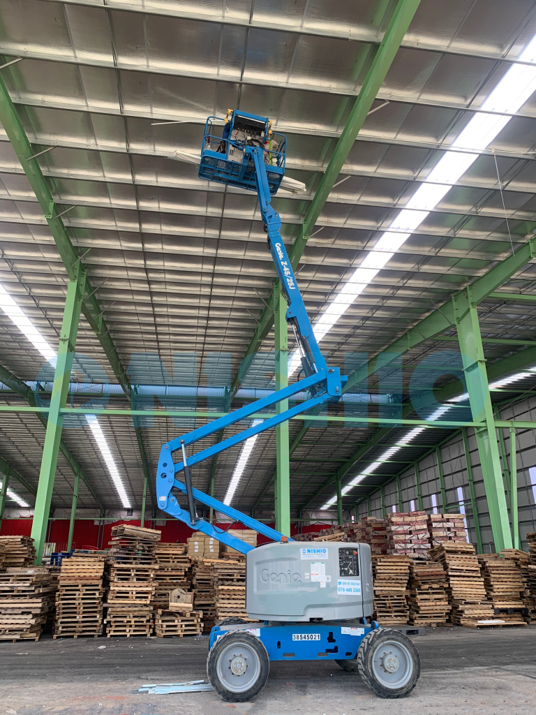 AWP equipment (Scissor lift and Boom lift…) for rent in Vietnam｜NISHIO ...